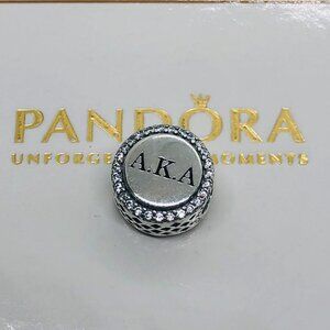 Pandora | Jewelry | Pandora Aka Charm Alpha Kappa Alpha Sorority Bead Charm | Poshmark